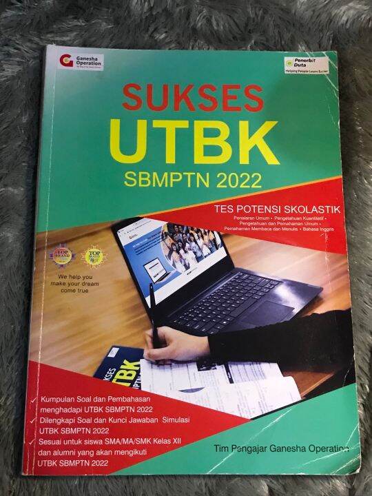 Buku TPS Sukses UTBK SBMPTN 2022 Ganesha Operation | Lazada Indonesia