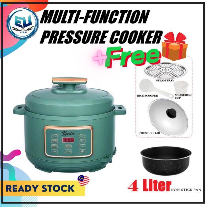 Electric Pressure Cooker 4L Kessler Multifunction Cooker Periuk Tekanan ...
