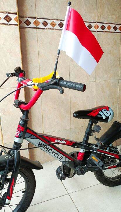 Set Bendera Sepeda Dekorasi Aksesoris Hiasan Bendera Merah Putih HUT RI ...