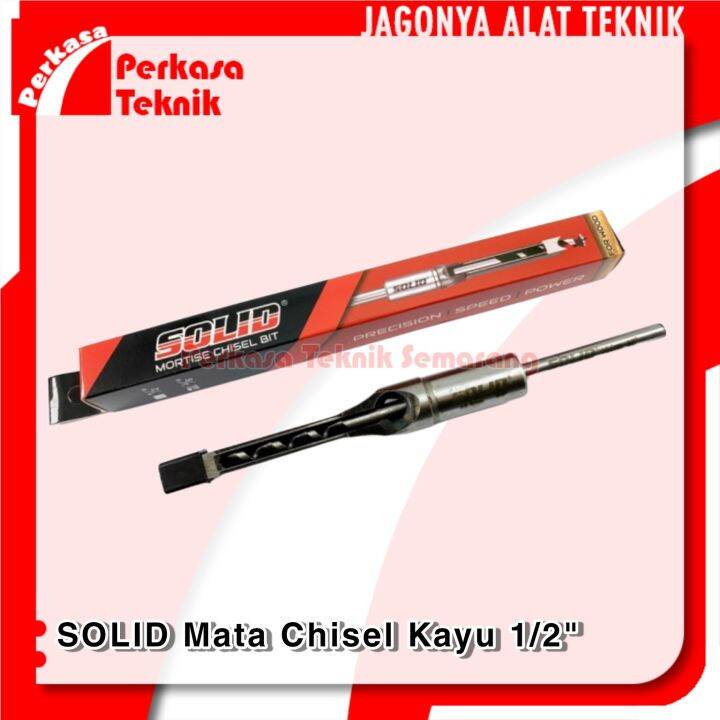 SOLID Mata bor chisel Kayu Mata bobok kayu ukuran 1/2" inchi atau 12mm ...