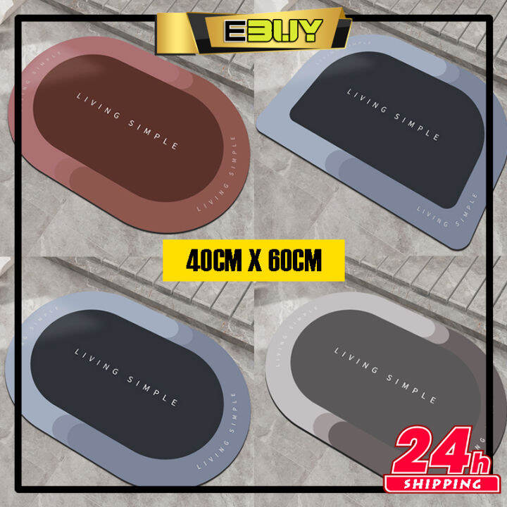 Alas lantai penyerap tandas karpet bilik mandi tandas Toilet absorbent ...