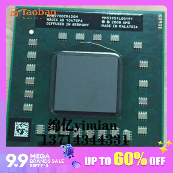 AMD N970 Hmn970dcr42gm Quad-Core Notebook CPU Es Version Original PGA ...