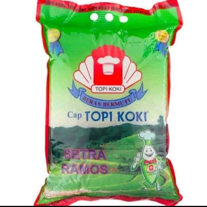 Beras Cap topi koki sentra ramos 5kg | Lazada Indonesia