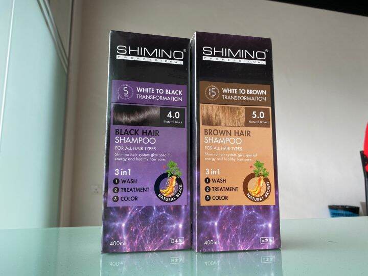 SHIMINO hair colour shampoo black colour shampoo brown colour shampoo ...