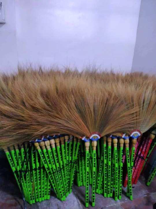 Walis Tambo Wood Handle with Sticker | Lazada PH