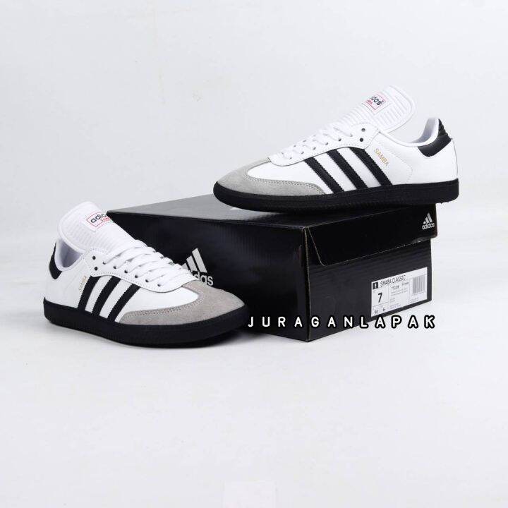 Sepatu Adidas simba classic white black | Lazada Indonesia