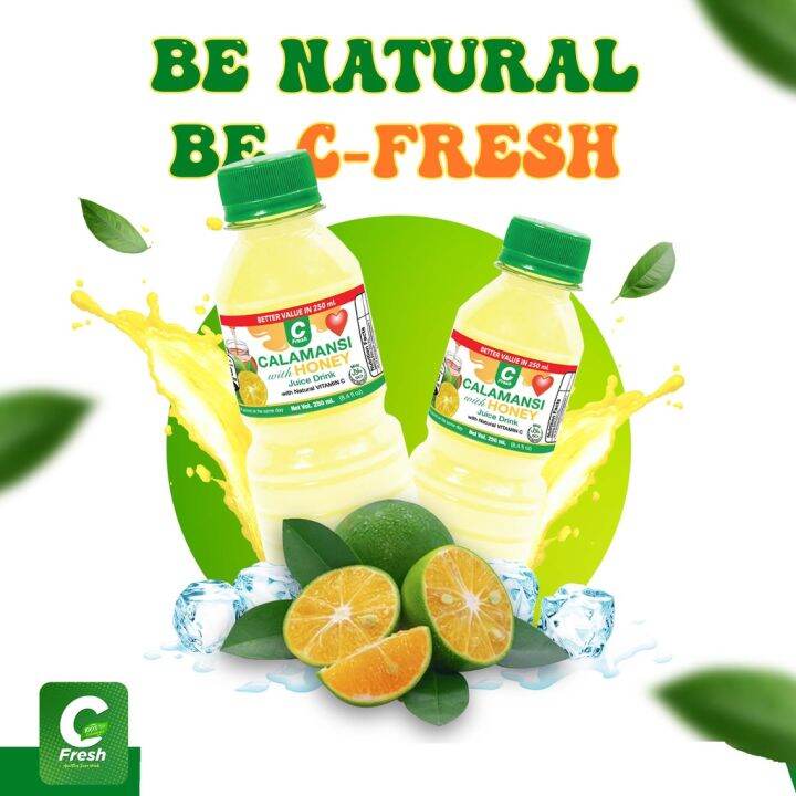 C-FRESH CALAMANSI WITH HONEY JUICE DRINK (250ML) | Lazada PH