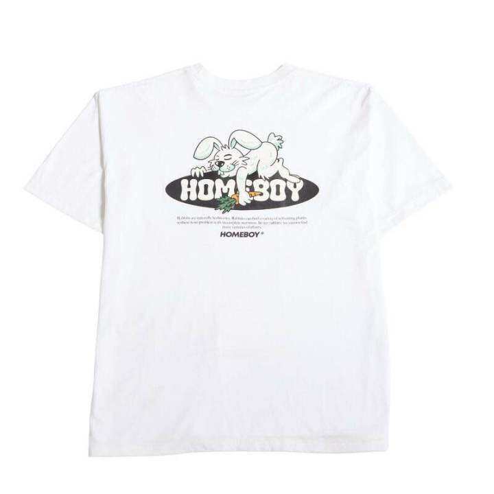 HOMEBOY เสื้อยืดผู้ชาย เสื้อ OVERSIZE เสื้อยืดสีพื้น เสื้อเท่ๆ ลาย HB ...