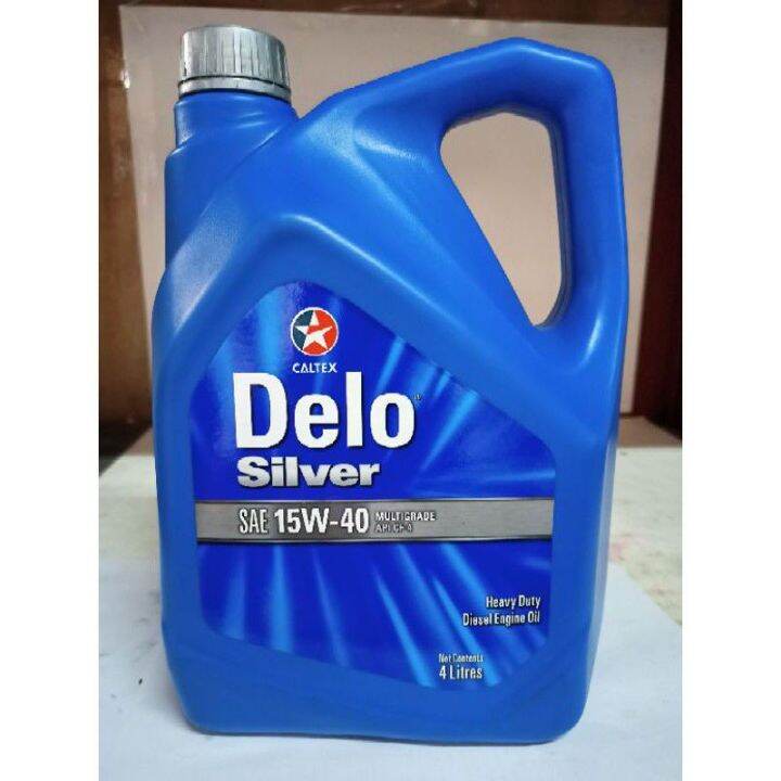 Caltex Delo Silver SAE 15W-40 Multigrade API CF-4 (1 Gallon) | Lazada PH