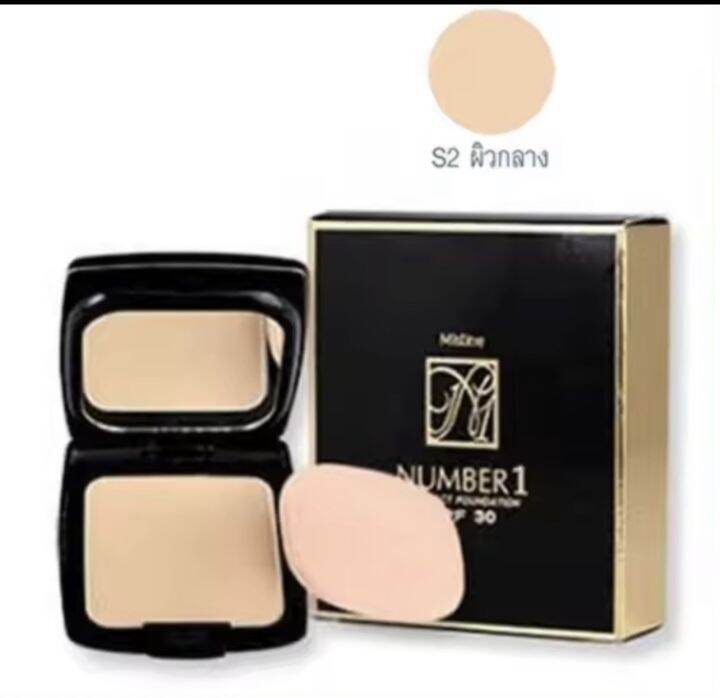แป้งมิสทิสนัมเบอร์วันMistine Number 1 Compact Foundation SPF30 (13g.) แป้งมิสทีน นัมเบอร์ วัน ...