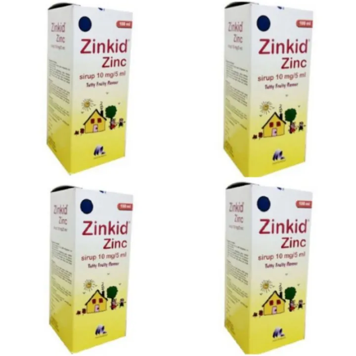 Zinkid Sirup 100 Ml / Suplemen Vitamin Pencernaan Anak Diare Paten ...