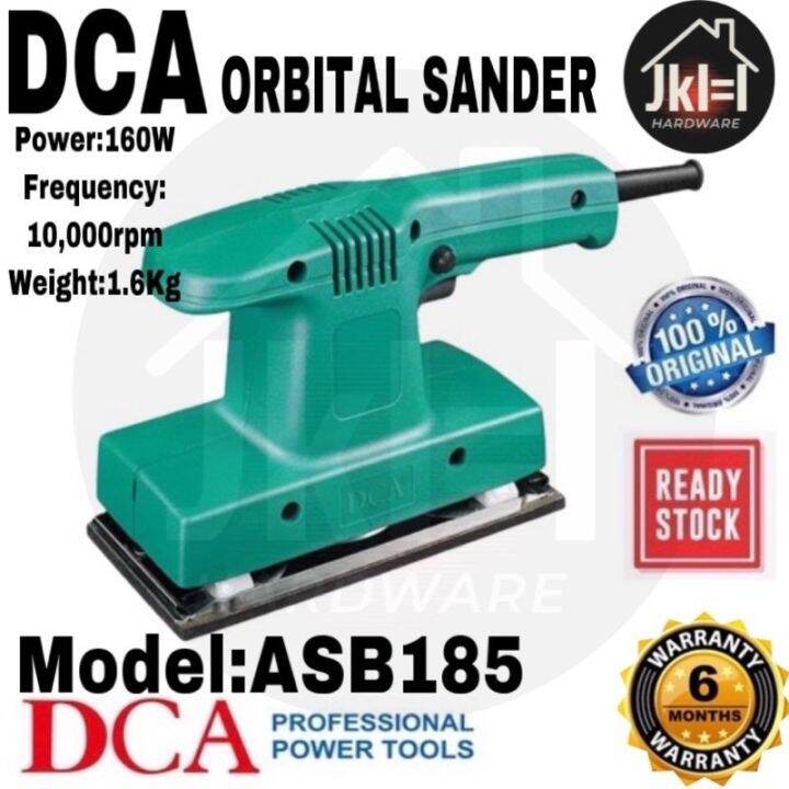 DCA ORBITAL SANDER ASB185 mesin kertas pasir 砂纸机 | Lazada