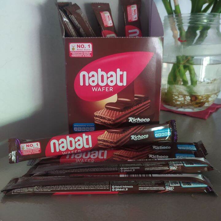 Nabati wafer richoco 1 dus isi 20 pcs ×6g | Lazada Indonesia
