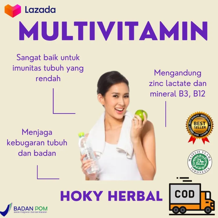 ISI BANYAK DAN SANGAT AMPUH PERKUAT DAYA TAHAN TUBUH MULTIVITAMIN DAYA ...