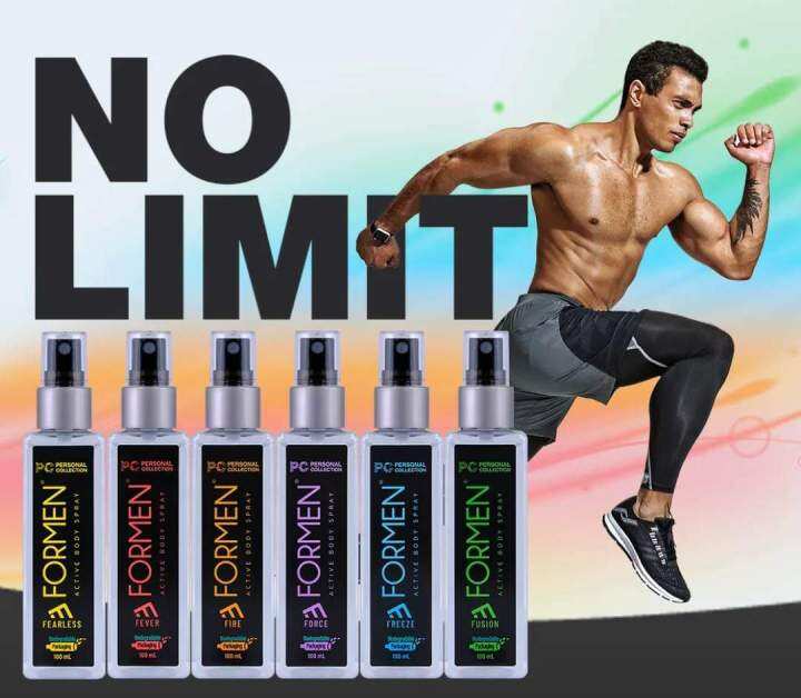 PC FOR MEN ACTIVE BODY SPRAY 100ML | Lazada PH