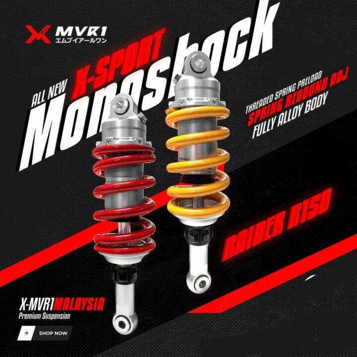 Mvr1 monoshock Raider 150 285mm | Lazada PH