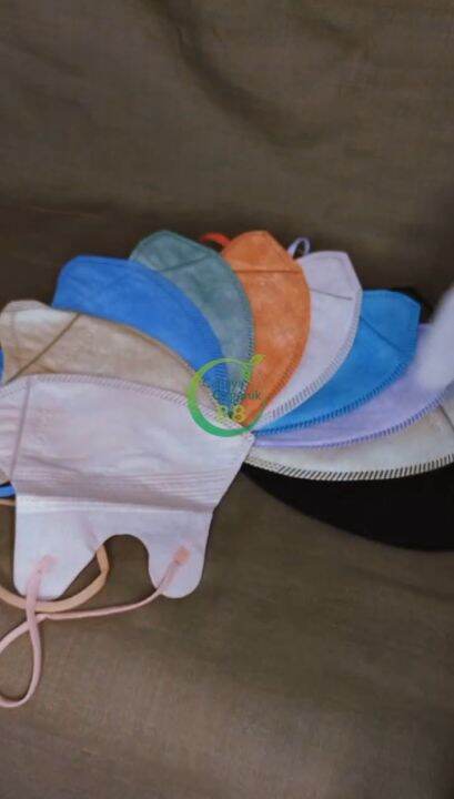Masker Duckbil / Duckbill 4 Ply Alkindo Warna Mix 1 Box Isi 50 pcs ...