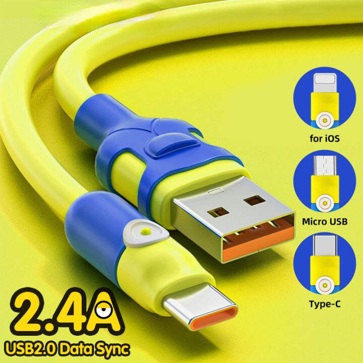 ♥FREE Shipping♥New USB Type C Super Fast Charge Cable 2.4A USB Light ...