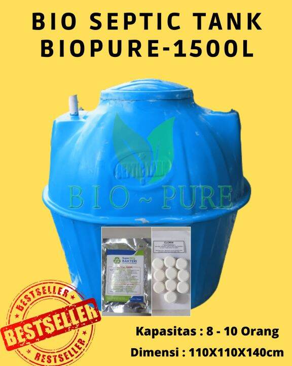 septic tank Biotech Biofill Biotank Sepiteng Biofilter 1500 Liter Murah ...