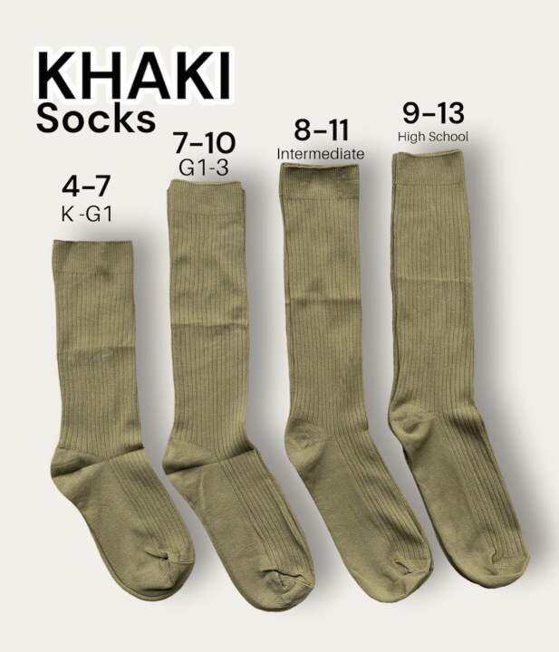 Scout Socks khaki for Boys BSP 4-7 7-10 8-11 9-13 KID SCOUT | BOY SCOUT ...