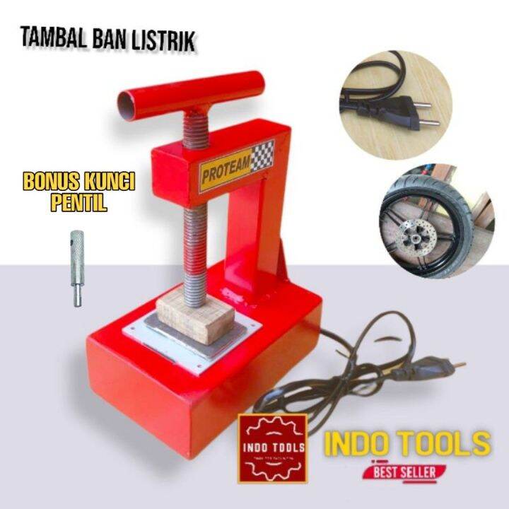 Alat Tambal Ban Elektrik non Timer cepat panas 2 menit Tambal Ban Dalam ...