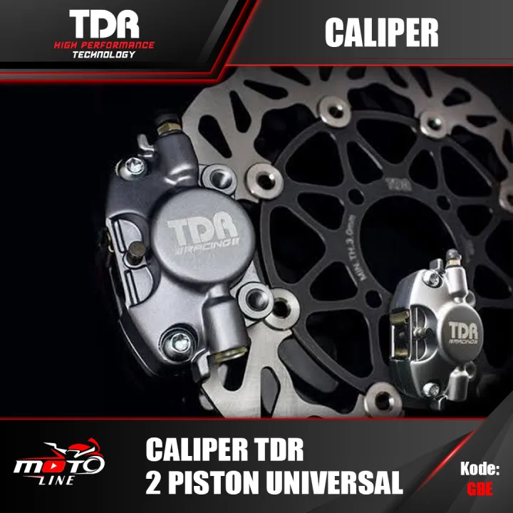 KALIPER TDR 2 PISTON UNIVERSAL | Lazada Indonesia