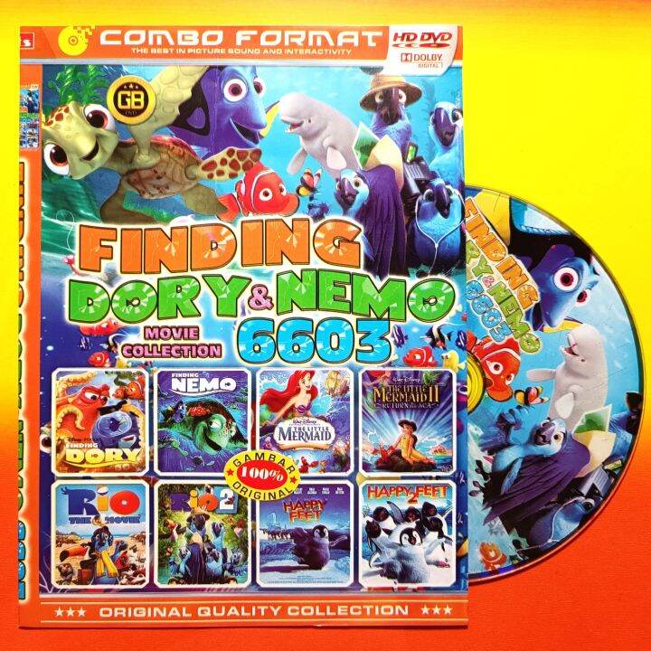 KASET DVD FILM KARTUN ANAK KOLEKSI FINDING DORY VOLUME TERBARU 6603 ...