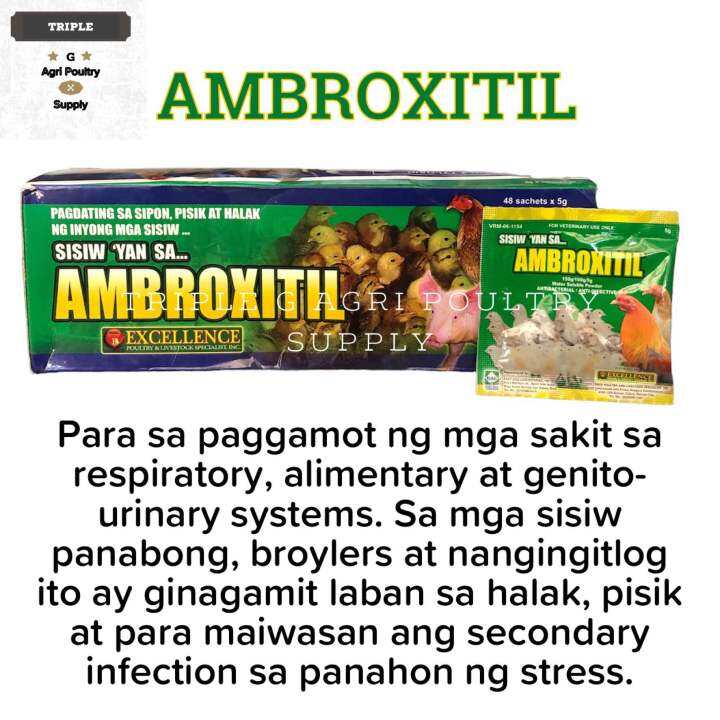 Ambroxitil 1box (5g x 48 sachets) | Lazada PH