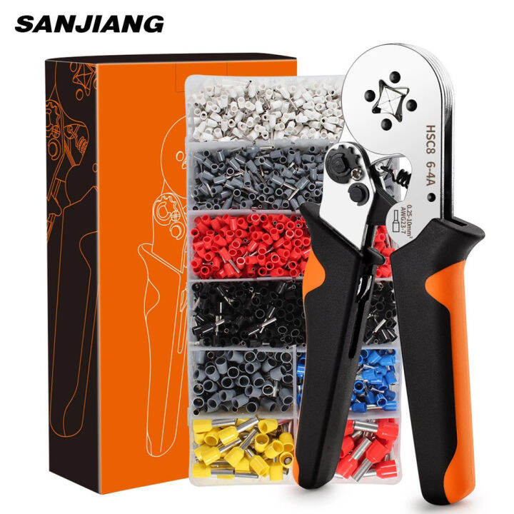 Tube Type Terminal Crimping Pliers Cold Compression Terminal Manual ...
