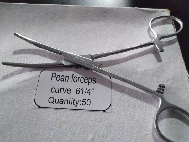 PEAN FORCEP 6 1/4´´ SURGICAL INSTRUMENT (CURVE) | Lazada PH