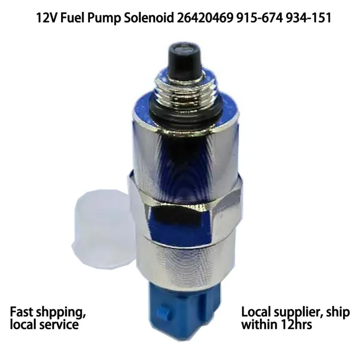 PERKINS FG WILSON SOLENOID 26420469 915-674 934-151 WITH JPT CONNECTION ...