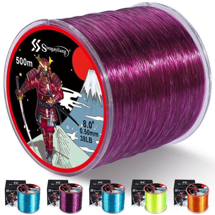 [COD]500M Fishing Line Super Strong 5 Colors Nylon Fishing Line Original Tansi Nylon For Fishing ...