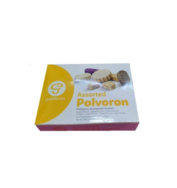 Goldilocks Assorted Polvoron 12.5g x 24pcs and 27g x 6pcs | Lazada.co.th