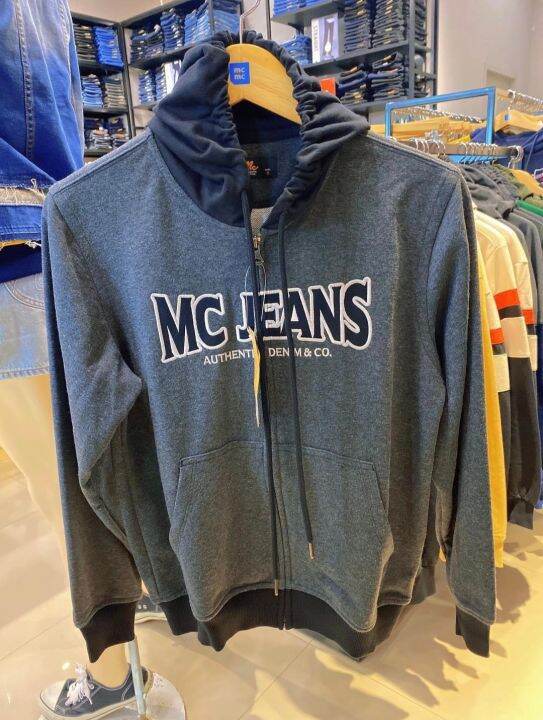 เสื้อฮู้ดดี้ Mc jeans ของแท้ 💯 % (มีบริการเก็บเงินปลายทาง) | Lazada.co.th