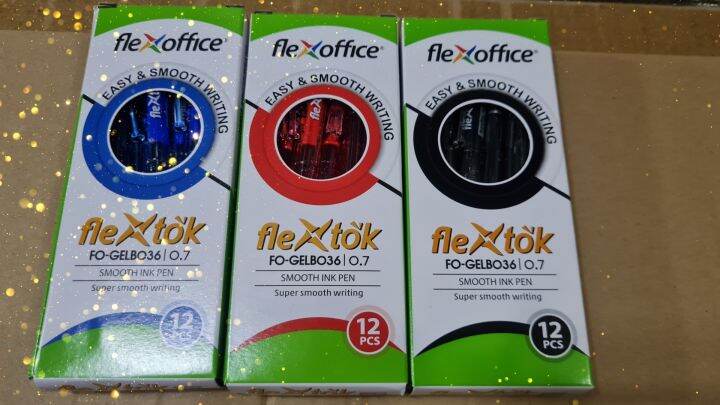 Flexoffice Flextok 0.7mm Ballpen Retractable 12pcs/box | Lazada PH