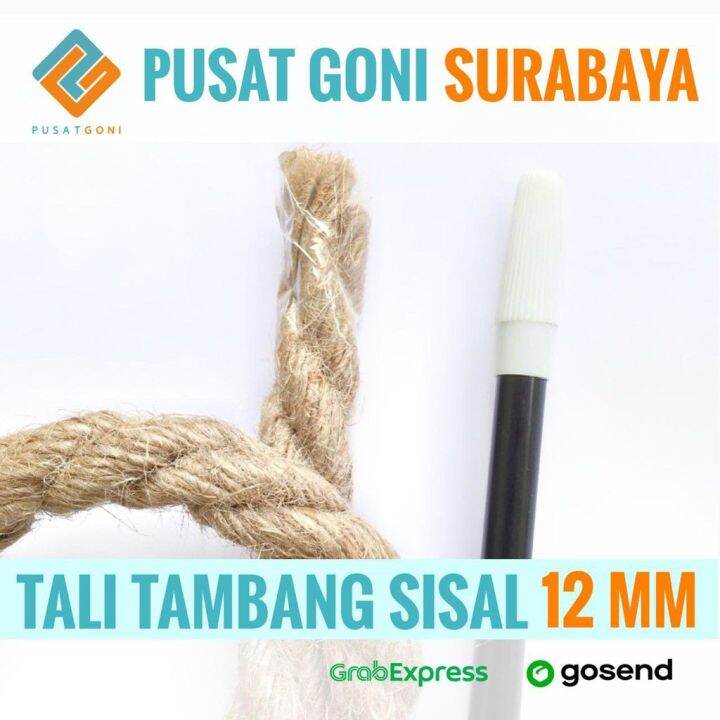 Tali Tambang Sisal 12 MM - Tali Goni - Tampar Manila Serat Sisal ...