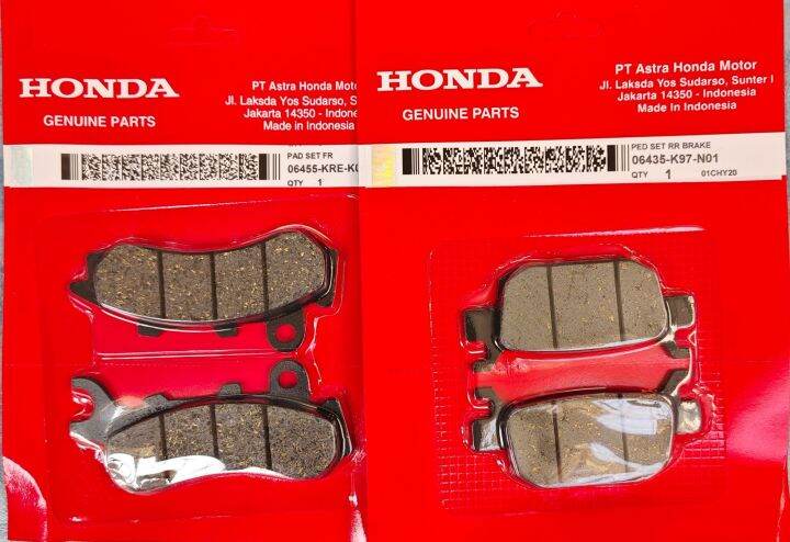 PCX 160 CBS ONLY GENUINE HONDA BRAKEPAD FOR PCX 160 CBS | Lazada PH