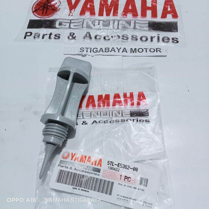 tutup oli mesin Mio original plug oil level Mio soul original 5TL-E5362 ...