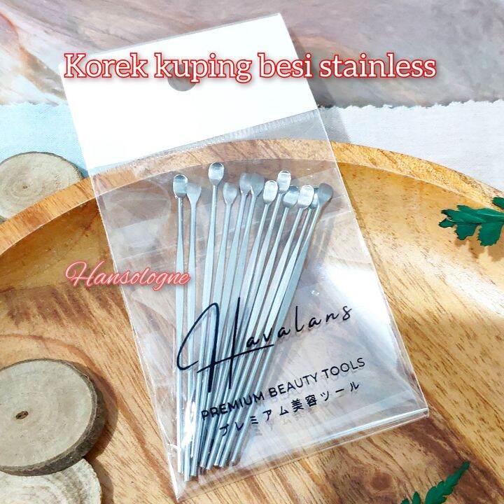 korek kuping besi stainless japan isi 12 pcs | Lazada Indonesia