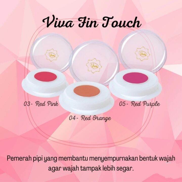VIVA fin touch 2 gr - blush on viva - perona pipi | Lazada Indonesia