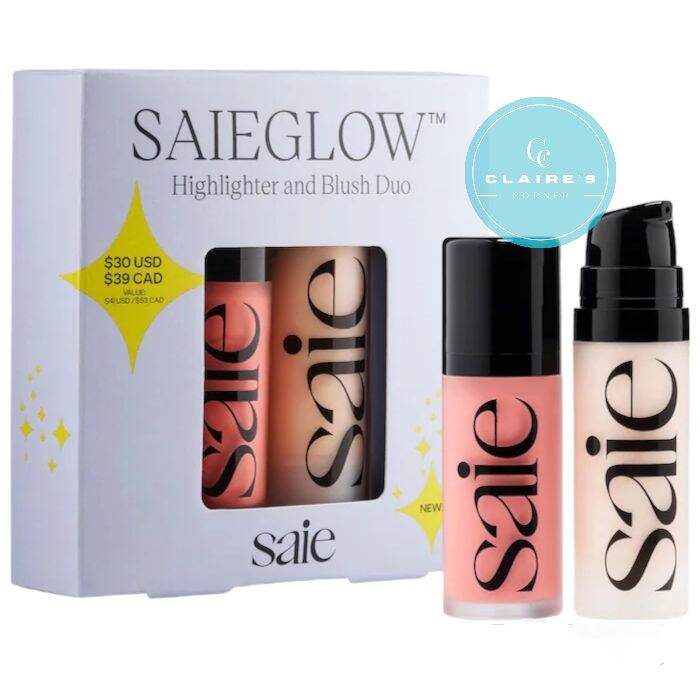 Saie Mini Saieglow Highlighter and Blush set | Lazada PH
