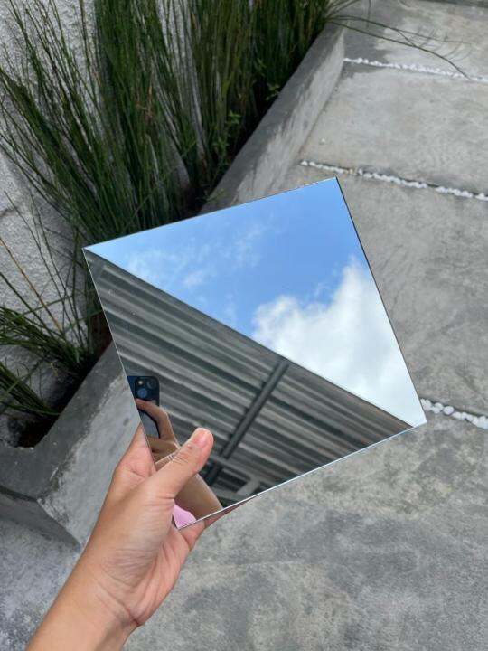 Kaca Cermin Tempel Aesthetic Ukuran 126CM X 63CM / Paket Satu Set Kaca ...