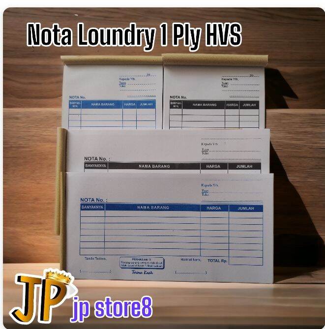 Nota Kontan 1/3 Folio 1 Ply & 2 Ply | Nota kontan 1/3 Folio Murah ...