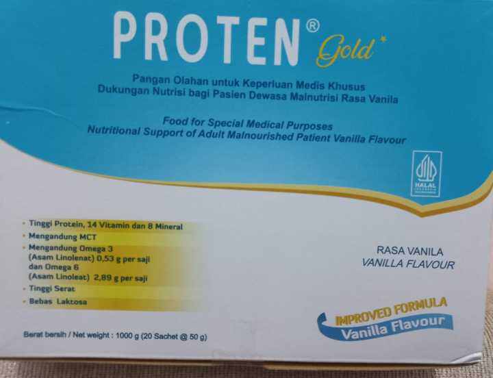 Susu Proten Gold Kedelai Vanilla (susu gemuk) | Lazada Indonesia