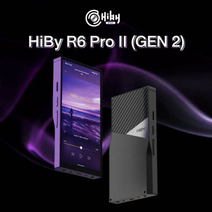 HiBy R6 Pro II (Gen 2) : Lossless HD Music Player Hi-Res Portable DAP | Lazada.co.th
