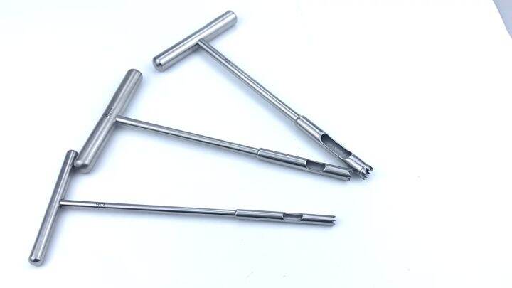 Orthopedics T-Handle Hollow Mill For Removal Of Bone Screw Extractor ...