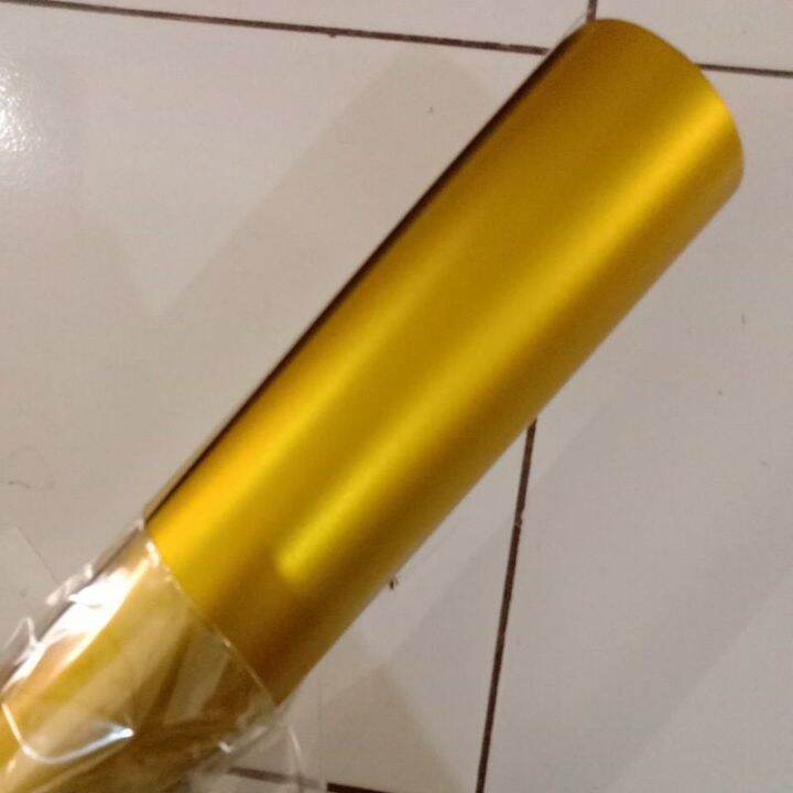 Sticker Skotlet Warna Kuning Metalik Dof Premiun Permeter | Lazada ...
