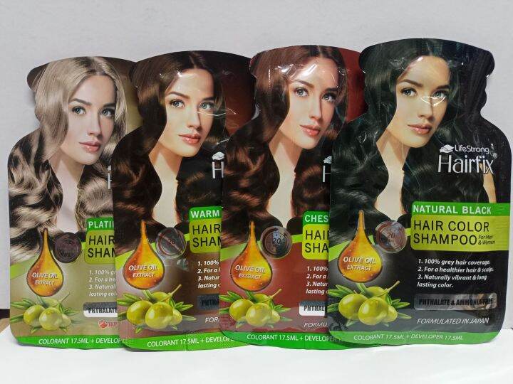 Hairfix Hair color shampoo | Lazada PH