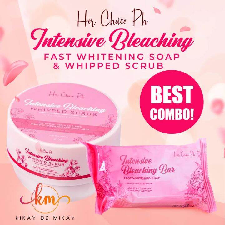 COD ⚠️ HER CHOICE IBB SOAP AND WHIPPED SCRUB | Lazada PH