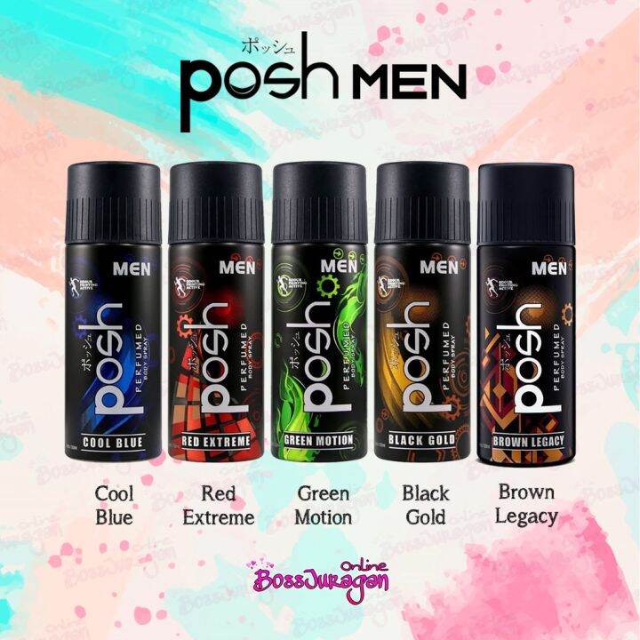 Posh Men Perfumed Body Spray 150ml | Lazada